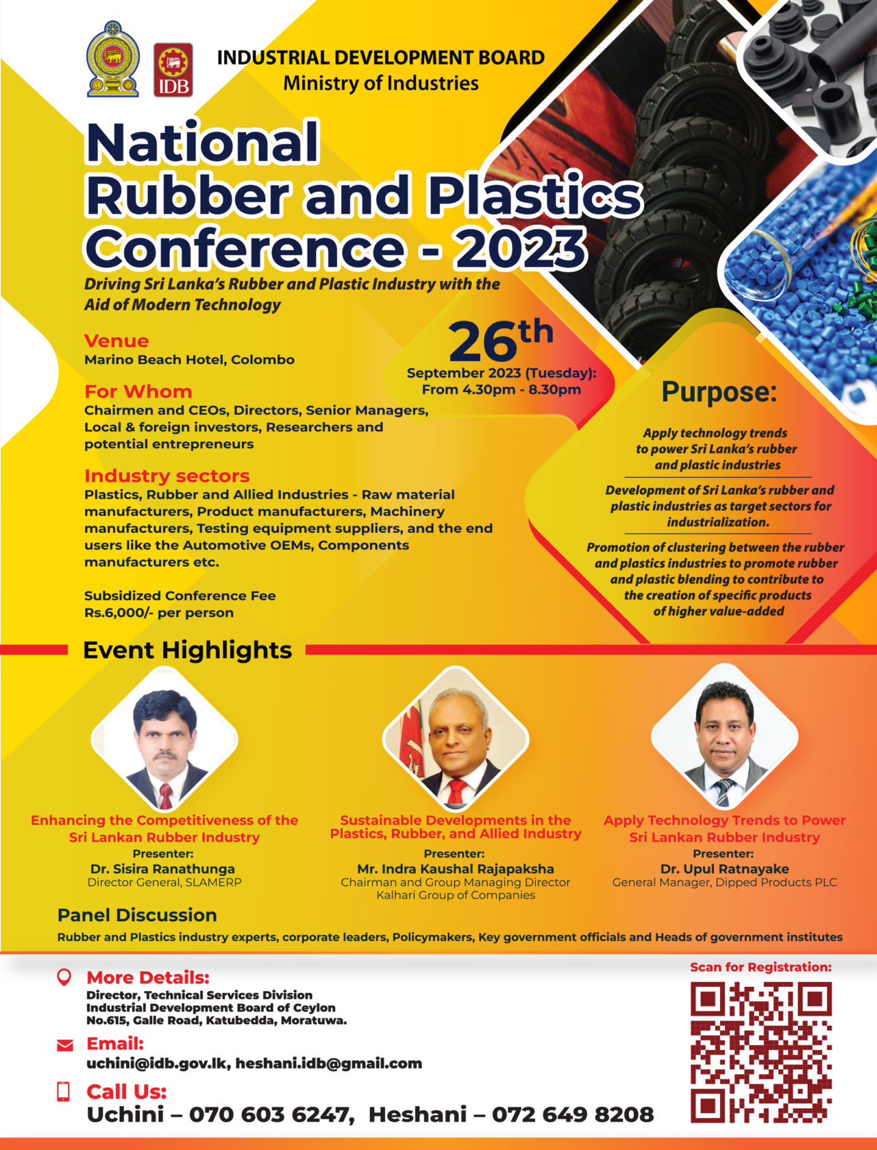 National Rubber and Plastics Conference - 2023 - Industrial Development ...