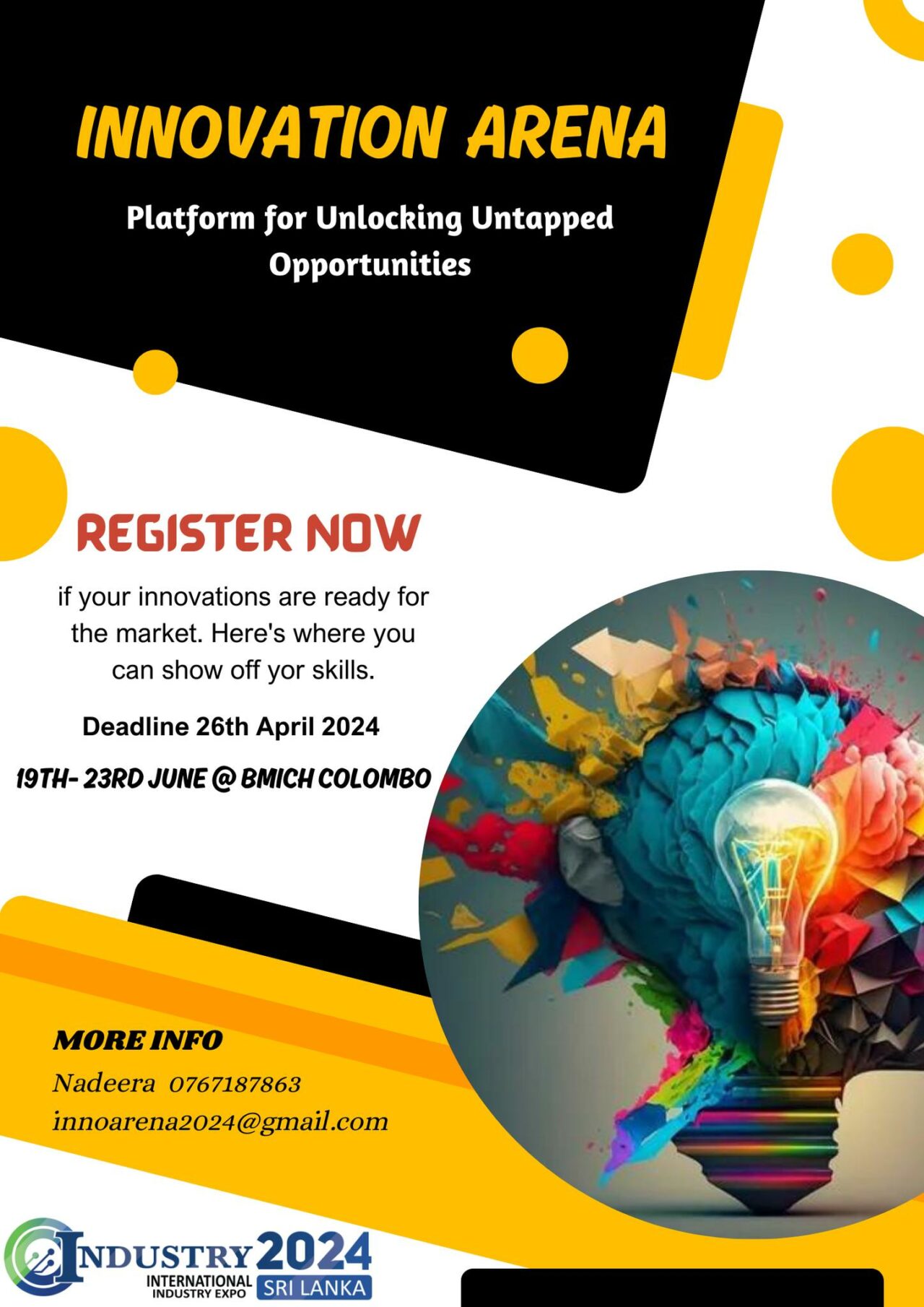 Innovation Arena 2024 - Industrial Development Board